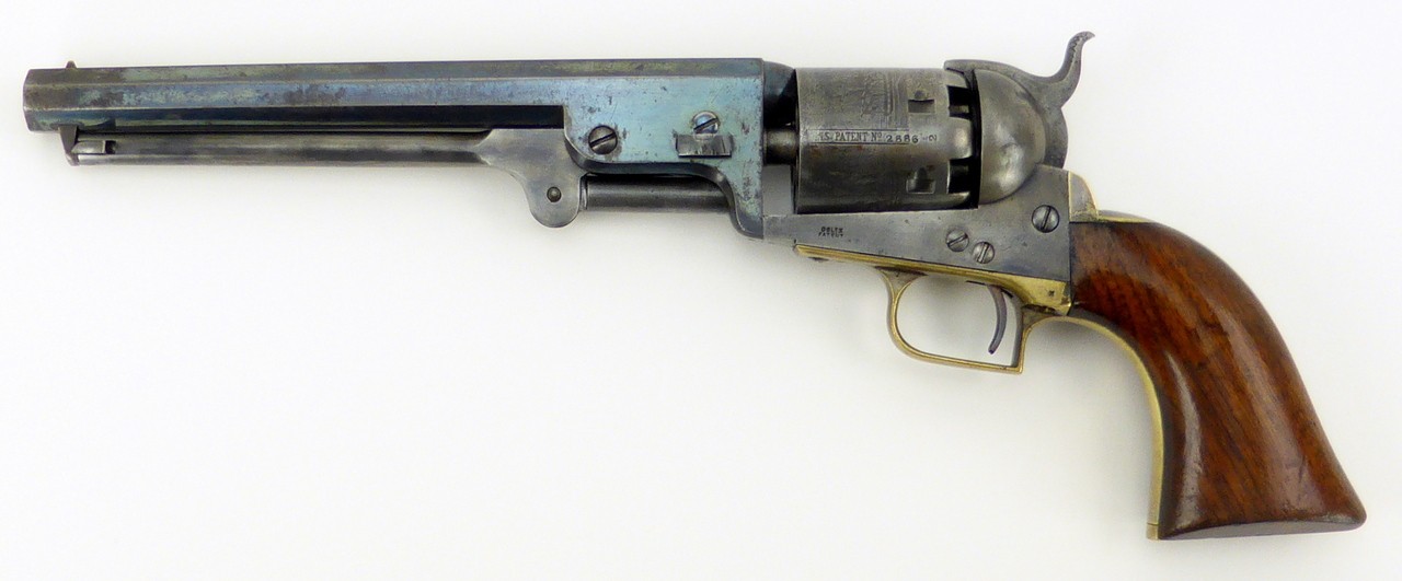 Rare Colt 1851 Squareback Navy (C9864) - Collectors Firearms