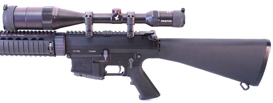 Knight Stoner SR-25 308 Winchester caliber rifle. Match model with ...