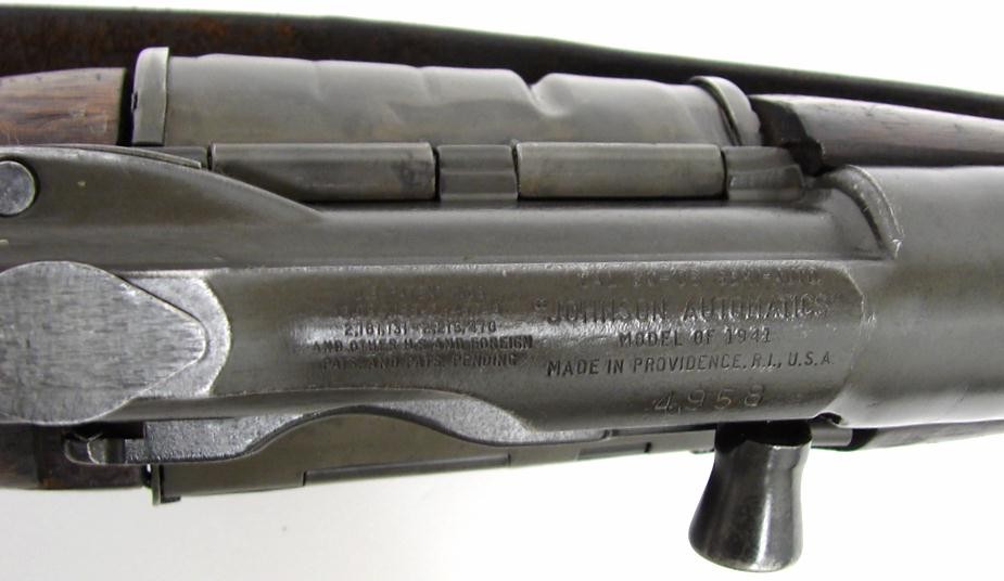 Johnson Arms 1941 7mm Mauser caliber rifle. Scarce Chilean contract ...