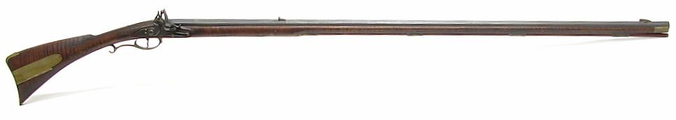 Jerry Kirklin Custom Made Flintlock Kentucky rifle dated 2000. (r4846 ...