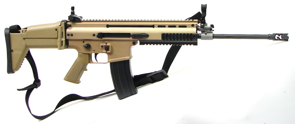 FN Scar 16S 5.56X45 caliber rifle. Like new condition with box, dark ...