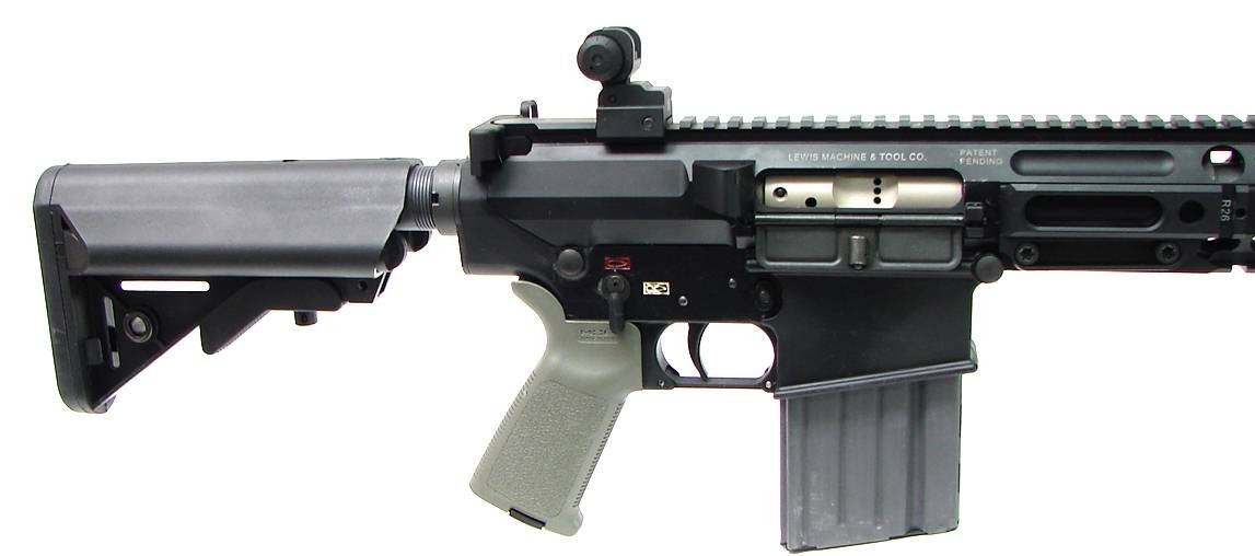 LMT LM308MWS .308 caliber rifle. Like new 20" barrel with spare 16 ...