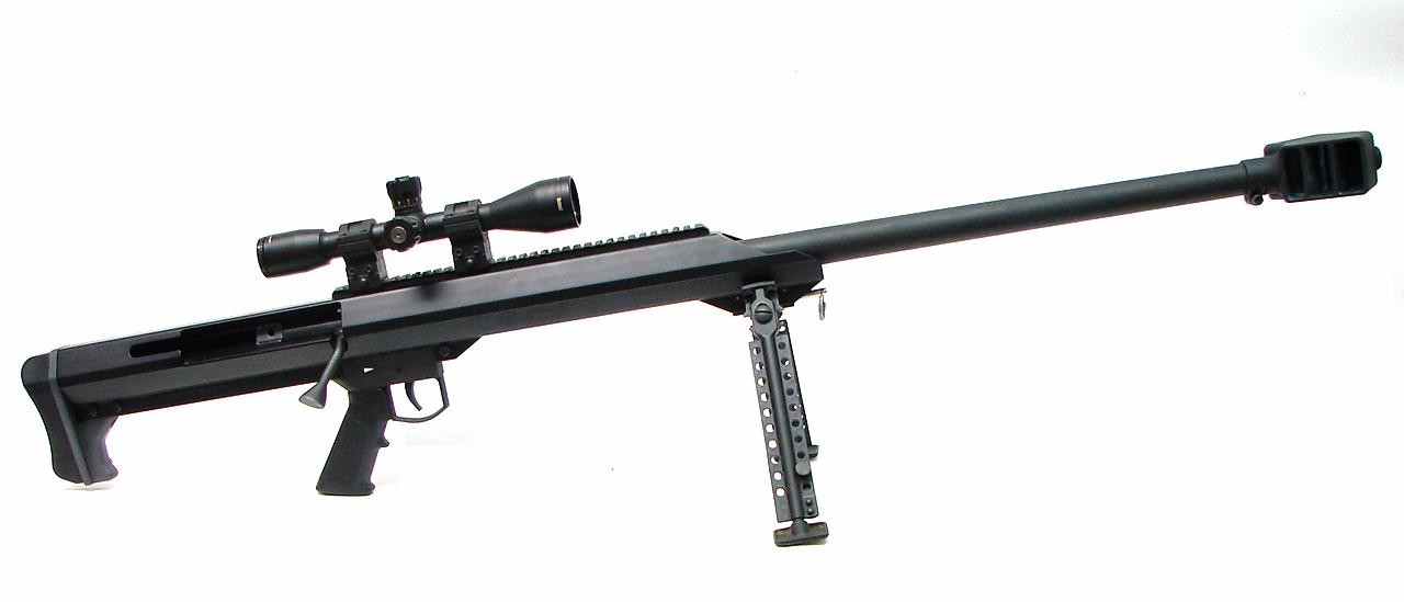 Barrett Firearms 99 .50 BMG caliber rifle. Single shot .50 BMG rifle ...