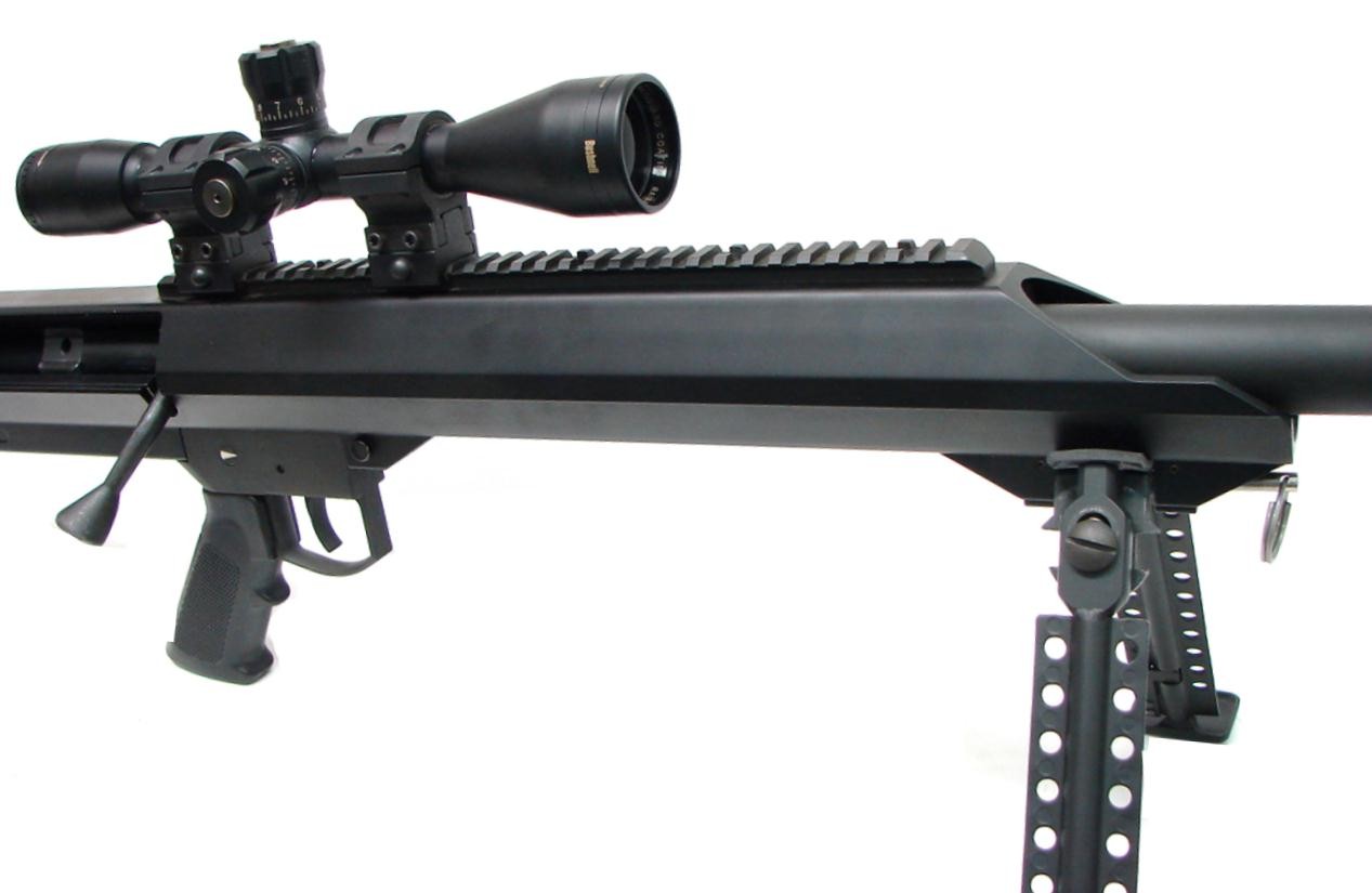 Barrett Firearms 99 .50 BMG caliber rifle. Single shot .50 BMG rifle ...
