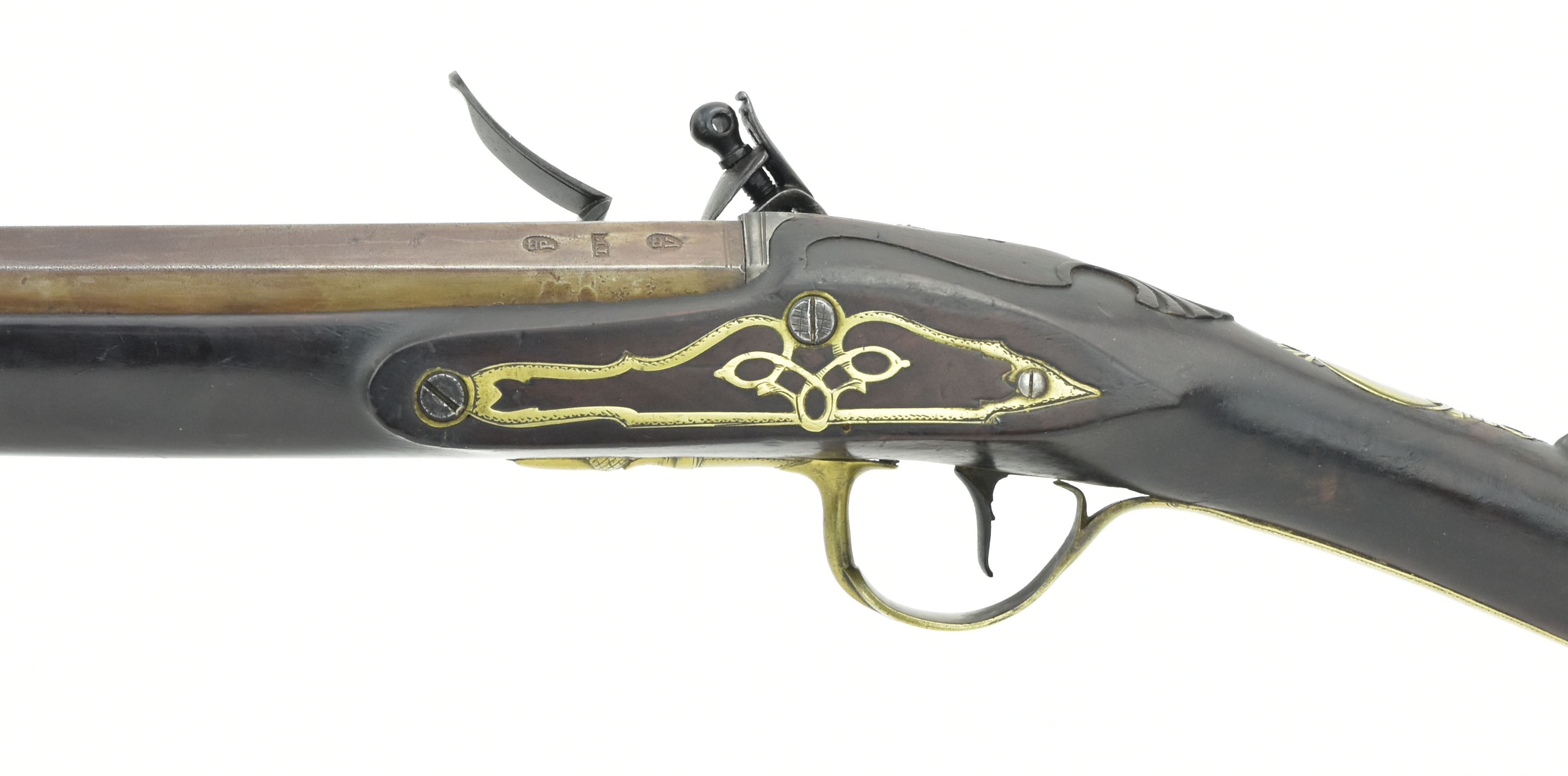 English Flintlock Fowler lock Marked “Ryan & Watson” (AL4876 ...