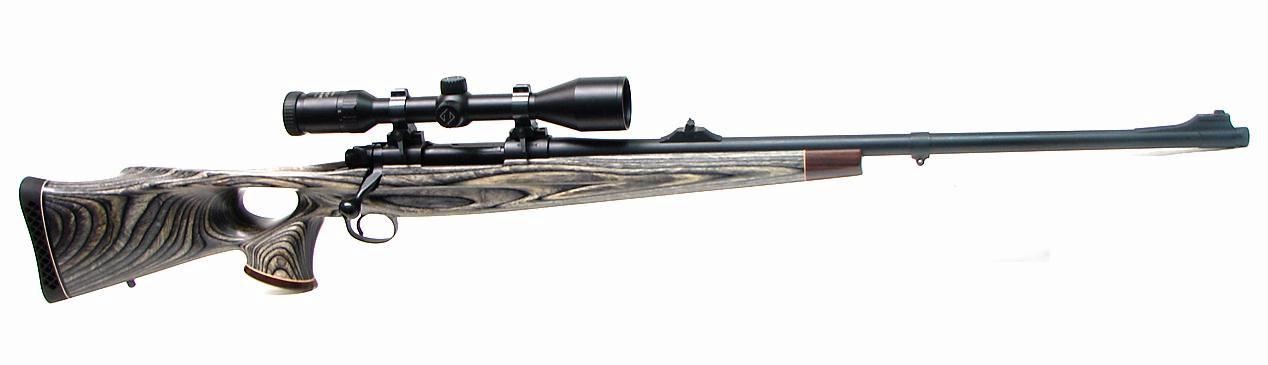 Winchester 70 Custom .338 Win Mag caliber rifle. Brown precision custom ...