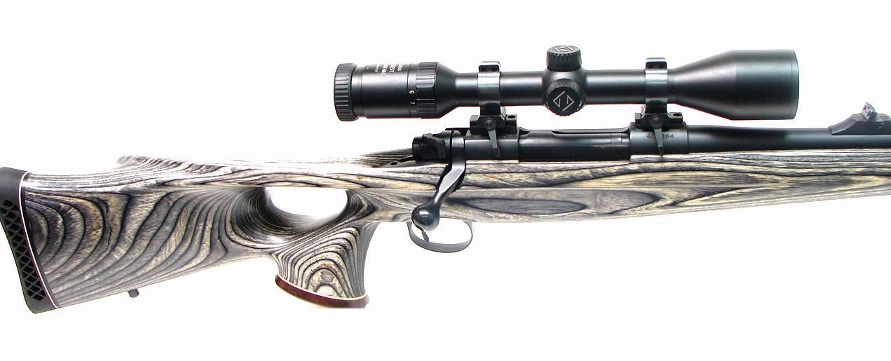 Winchester 70 Custom .338 Win Mag caliber rifle. Brown precision custom ...