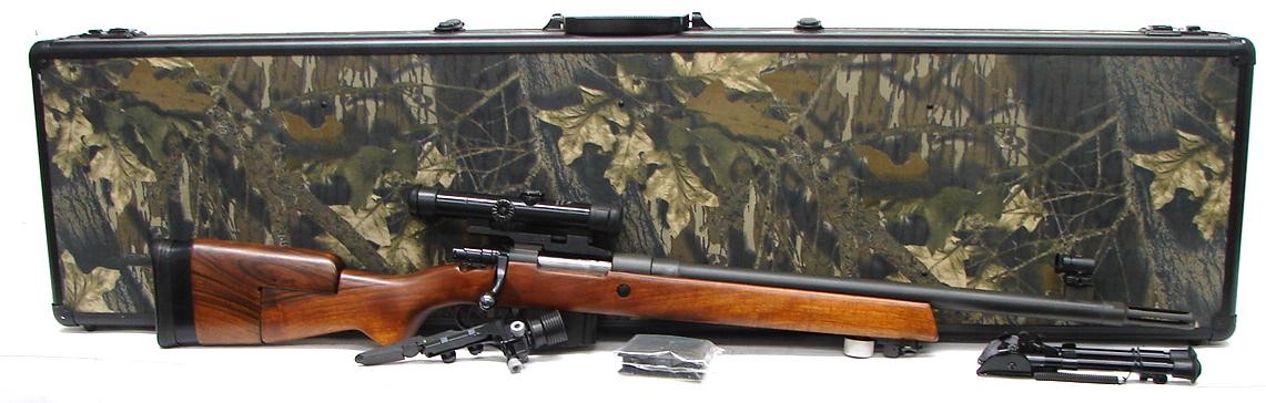 FN 30 .308 Win caliber rifle. Rare Belgian sniper rifle, guilt on a ...
