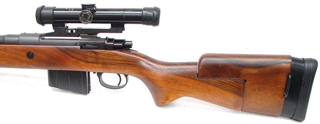 FN 30 .308 Win caliber rifle. Rare Belgian sniper rifle, guilt on a ...