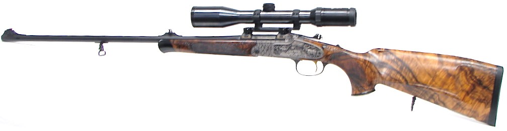 Blaser K95 7mm Rem Mag caliber rifle. Outstanding Imperial grade single ...