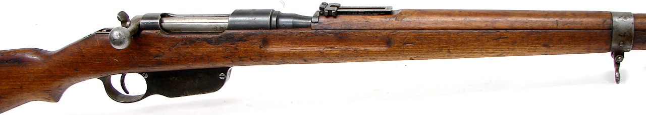 Steyr 95 8 X 50R caliber rifle. 1915 acceptance date on the barrel ...