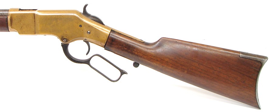 Winchester 1866 rifle. 4th model made in 1888. Excellent brass that has ...
