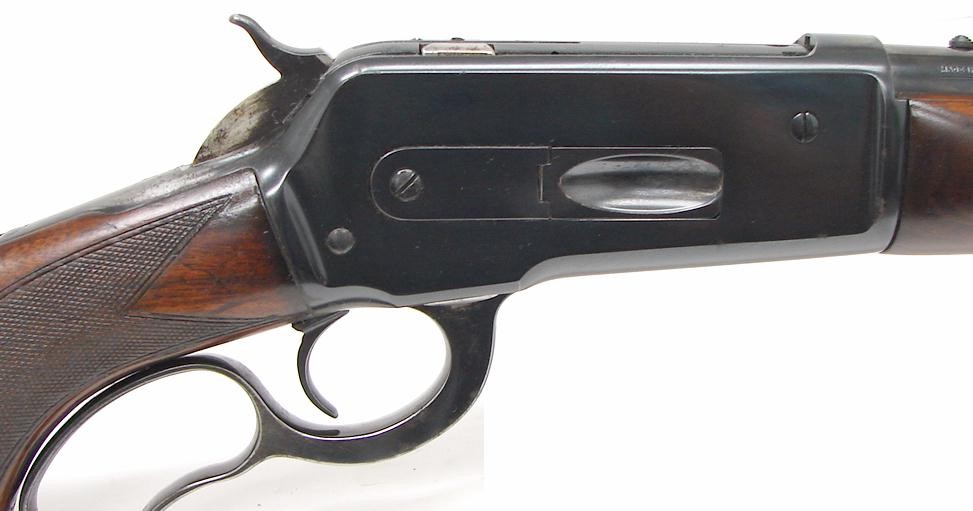 Winchester 71 .348 WCF caliber deluxe model rifle. Manufactured in 1936. Has excellent bore ...