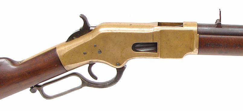 Winchester 1866 .44 rimfire carbine. This is a solid 66 with excellent ...