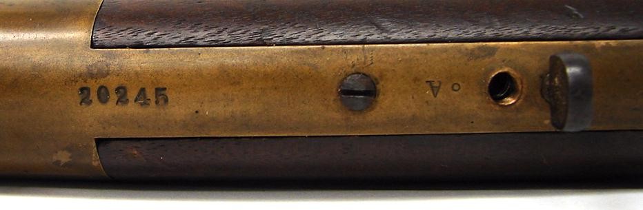 Winchester 1866 rifle with Henry marked barrel. Very early gun in the ...