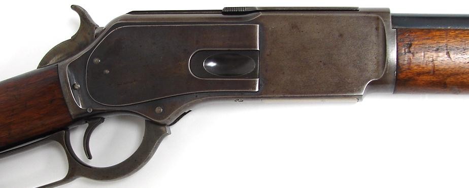 Winchester 1876 .45-75 caliber rifle. Presentation inscribed Col. Peter ...