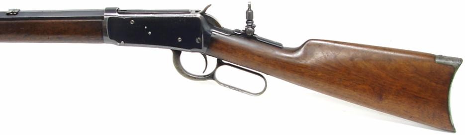 Winchester 1894 half magazine rifle with full octagon barrel. Has 96% ...