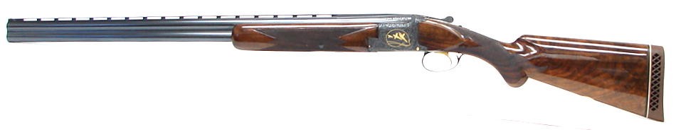 Browning Superposed 12 gauge shotgun. Belgian Midas grade long tang ...