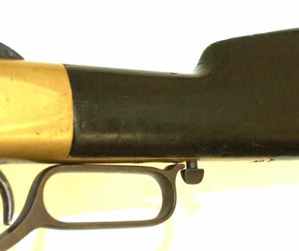 Henry rifle. Nice sharp rifle with blue-brown patina. Nice color brass ...