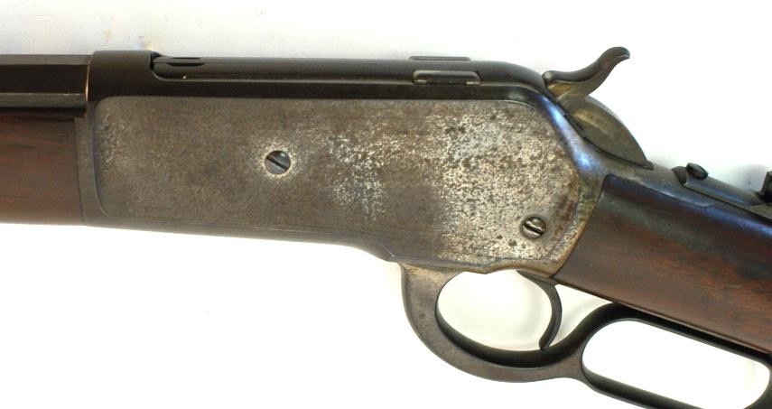 Winchester Model 1886 .45-70 caliber rifle with tang sight. (w1165 ...