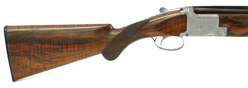 Browning Superposed 12 gauge shotgun with round knob, long tang. Pigeon ...