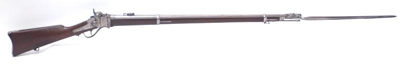 Sharps Model 1870 Springfield Armory altered rifle with bayonet ...