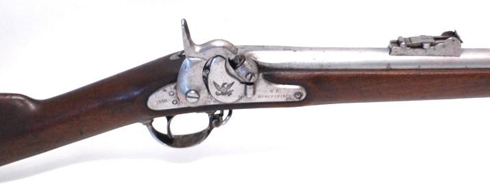 U.S. Model 1855 Springfield dated 1858 with bayonet. (al1096 ...