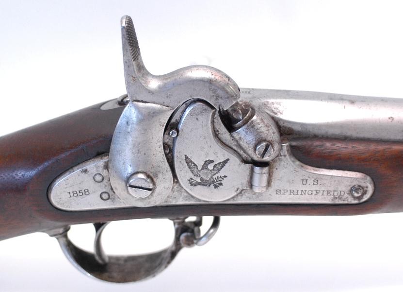 U.S. Model 1855 Springfield dated 1858 with bayonet. (al1096 ...