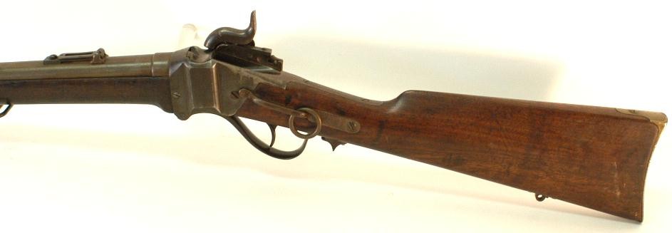 Sharps New Model 1859 carbine with brass patch box. Serial number range ...