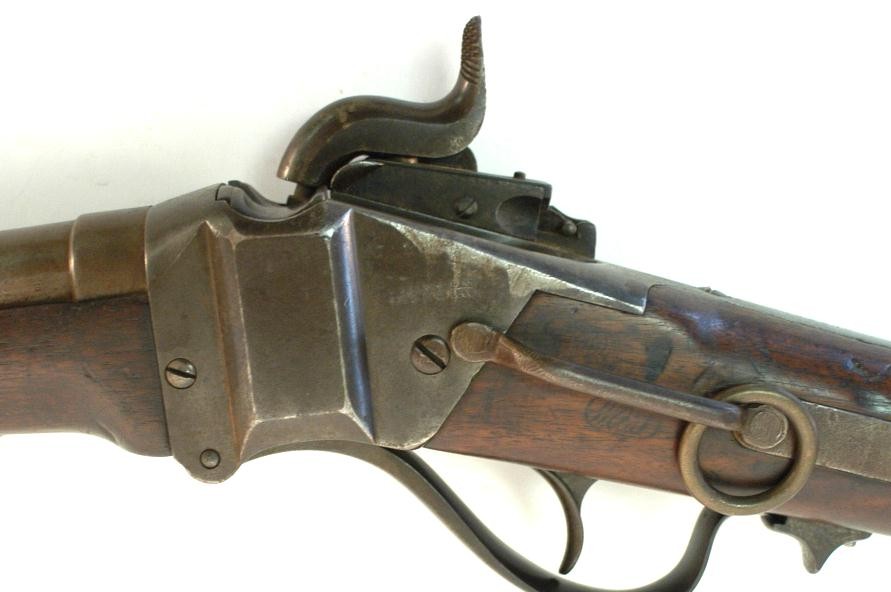 Sharps New Model 1859 carbine with brass patch box. Serial number range ...