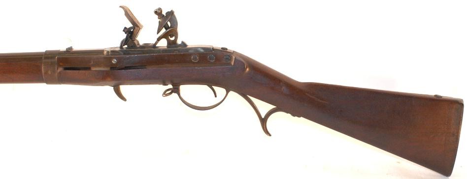 Hall Model 1819 flint rifle dated 1838. Excellent plus condition ...