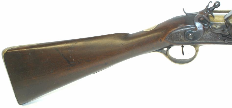 British Flintlock Coach Gun with spring bayonet by Gardner of Newcastle ...