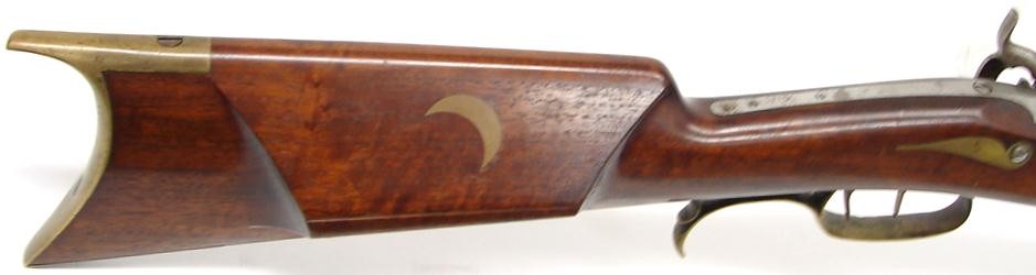 Rare Dimick St. Louis Halfstock Percussion rifle. Even more rare in ...