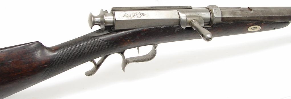 Rare American Made Needlefire bolt action rifle. Kleins Patent New York ...