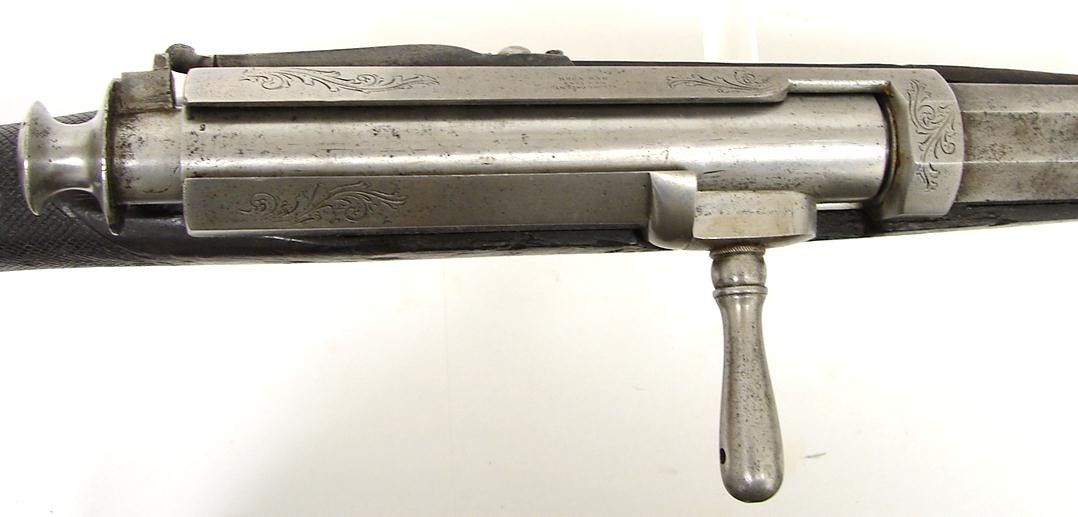 Rare American Made Needlefire bolt action rifle. Kleins Patent New York ...