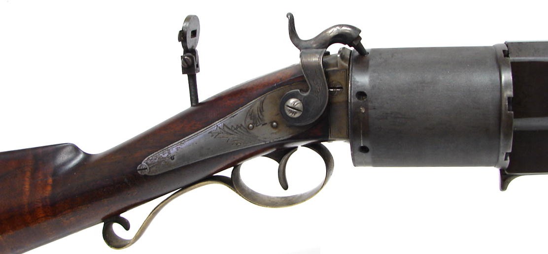 Rare Billinghurst Revolver Pill Lock Rifle (AL2500) - Collectors Firearms