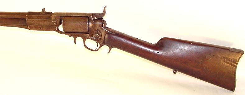 Colt revolving rifle. Very unusual cartridge conversion. (Military ...