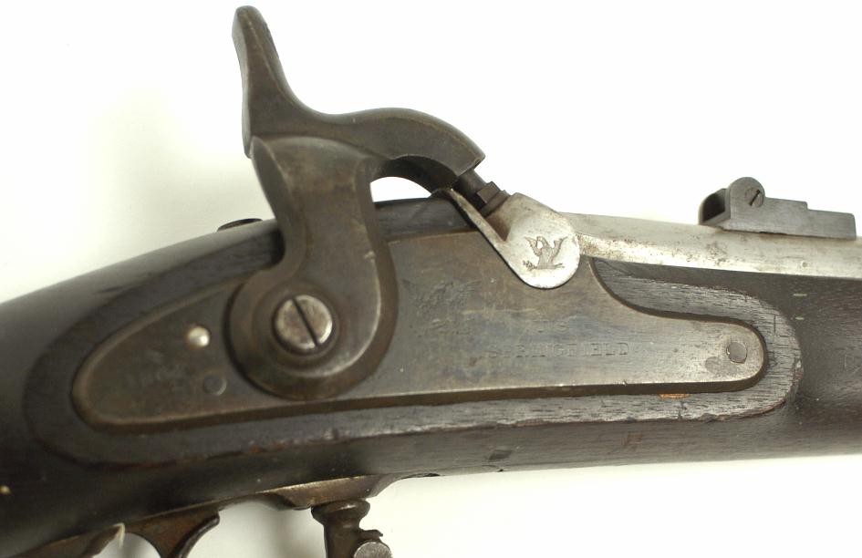 Springfield Model 1863 musket dated 1864 Type 1 with casehard lock ...