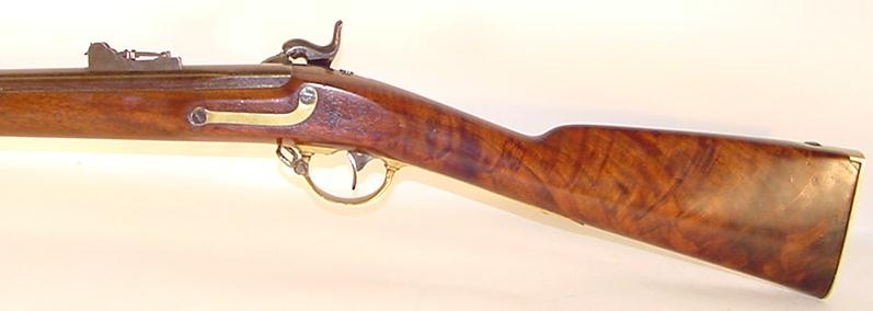 U.S. Model 1841 Mississippi rifle with long range sights dated 1850 on ...