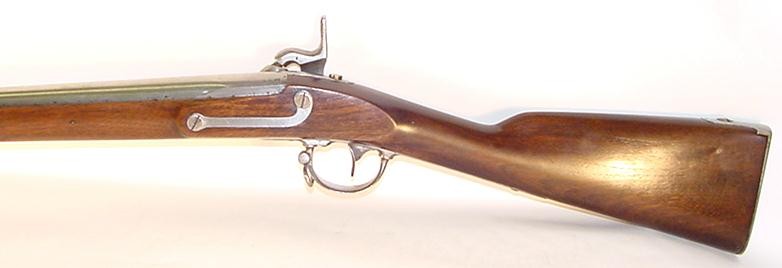 U.S. Model 1842 percussion musket with bayonet dated 1844 on barrel and ...