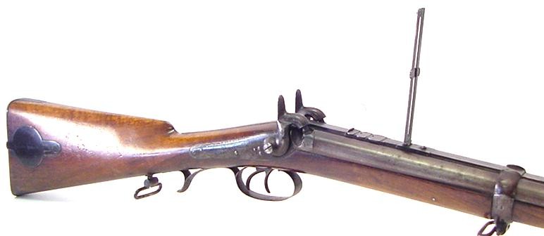 Jacobs Rifle by "Swinburn & Son 1860". British military double rifle ...