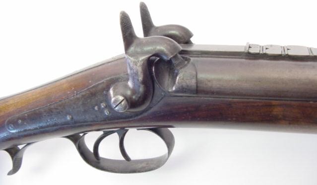 Jacobs Rifle by "Swinburn & Son 1860". British military double rifle ...