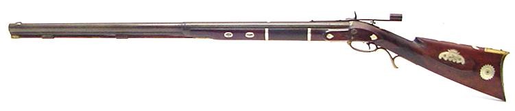 J.Tarratt Half Stock Plains rifle with fancy patch box. (al802 ...