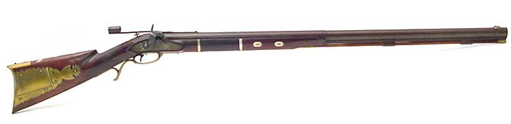 J.Tarratt Half Stock Plains rifle with fancy patch box. (al802 ...