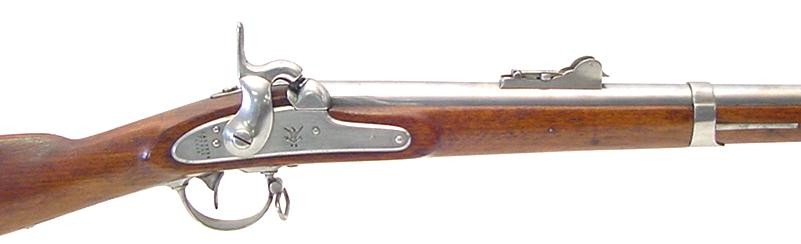 U.S. Model 1842 Harpers Ferry rifled musket with long range sight ...