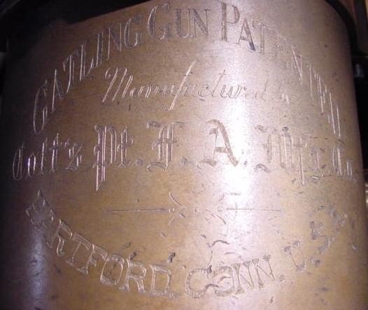 Colt U.S.N. Mark I model 1901 .30 caliber Gatling Gun. RARE. (al847 ...