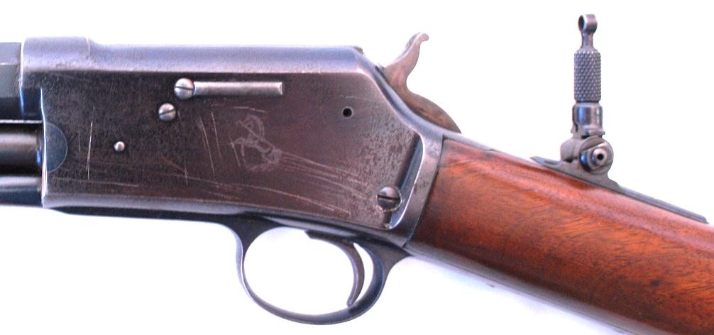 Colt Lightning 32 caliber rifle with tang rear spirit level on mid ...