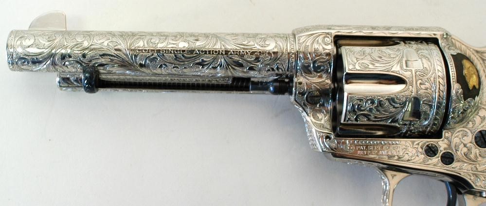 Colt Single Action .45 2nd Generation revolver engraved by Ken Hurst ...