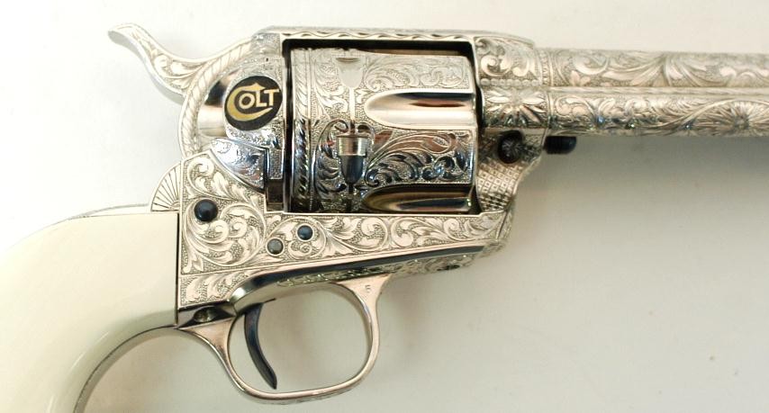 Colt Single Action .45 2nd Generation revolver engraved by Ken Hurst ...