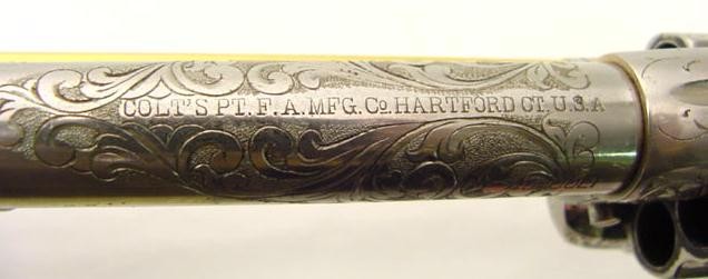 Colt Pre-War Single Action 45 caliber revolver custom engraved with ...